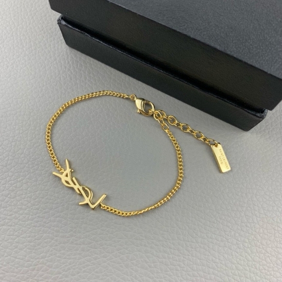 Yves Saint Laurent | Jewelry | Yves Saint Laurent L Bracelet | Poshmark